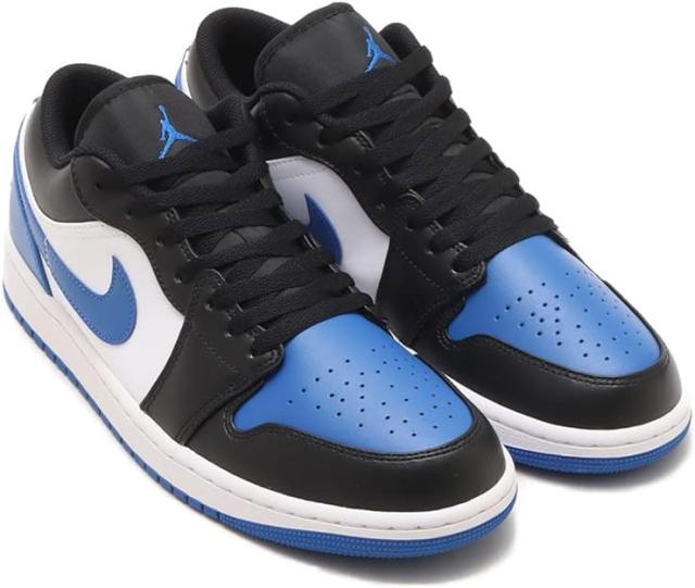 [ナイキ] エア ジョーダン 1 ロー [AIR JORDAN 1 LOW] ホワイト/ブラック/ホワイト/ロイヤルブルー 553558-140 ナイキジャパン正規品