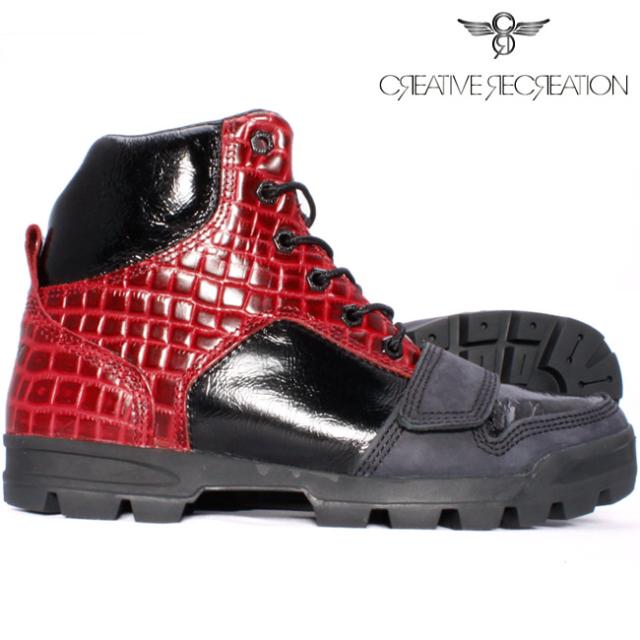 アウトレット【新品】 クリエイティブレクリエーション BCR4M49 ディオ ミッド ブラック レッド