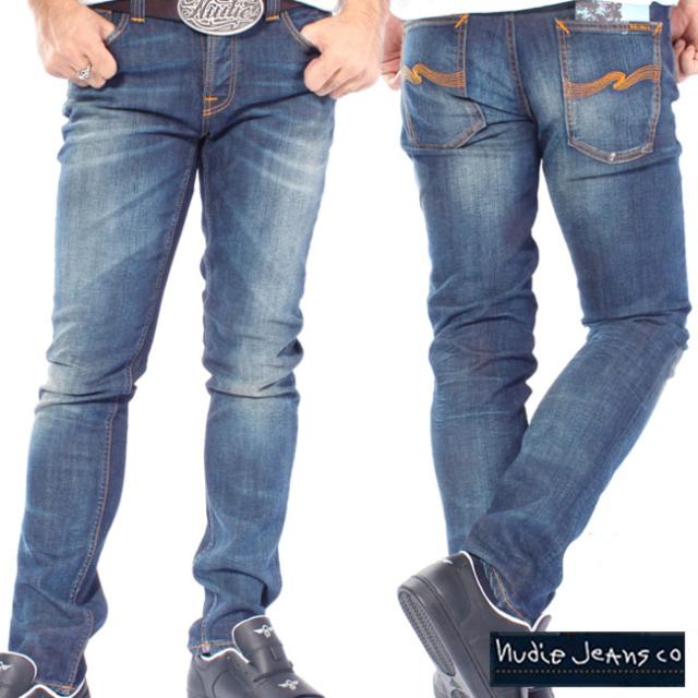 【新品】 ヌーディージーンズ グリムティム オーガニック ホワイトニー