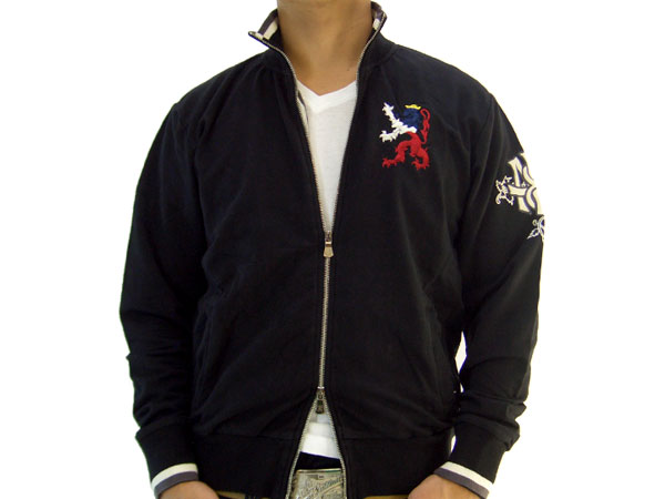 【新品】 NICKEL&DIME ニッケル＆ダイム ジュッビーノ シー ジップ フェルパ エラスタ ブラック