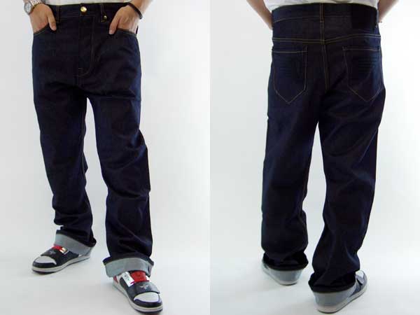 【新品】 RICH YUNG リッチヤング リッチヤング ブラックロゴ プレミアムデニムジーンズ