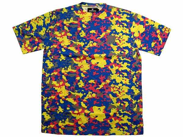 【新品】 【メール便対応】 【レビューを書いて送料無料】 UNDEFEATED アンディフィーテッド アンディフィーテッドカモ S/S Tシャツ ブルーカモ