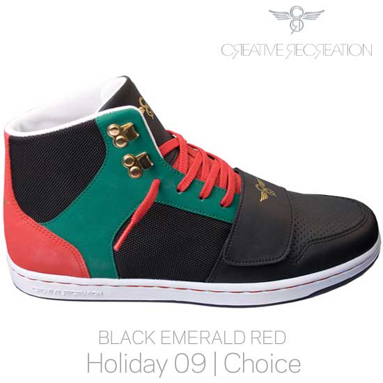 アウトレット【新品】 ★Creative Recreation クリエイティブレクリエーション CESARIO Choice ブラック/エメラルド