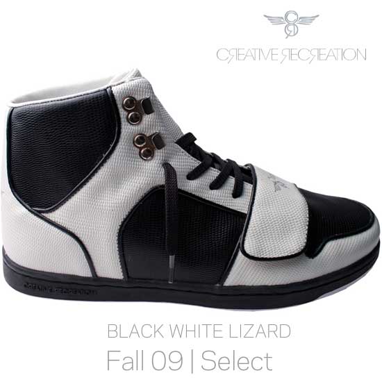 アウトレット【新品】 ★Creative Recreation クリエイティブレクリエーション CESARIO セレクト ブラック/ホワイトリ