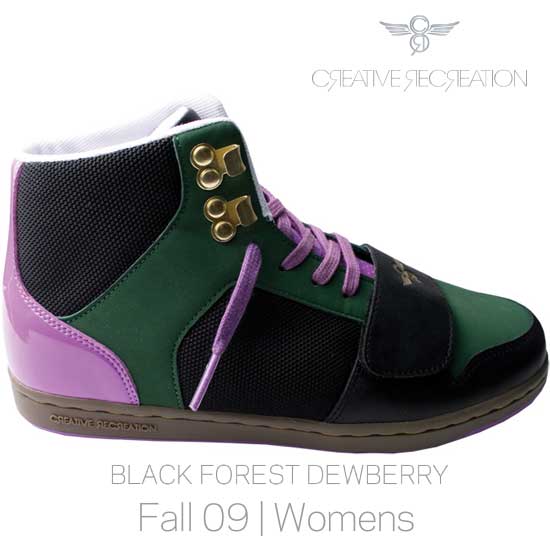 アウトレット【新品】 ★Creative Recreation クリエイティブレクリエーション CESARIO WOMENS ブラック/グリーン/パ