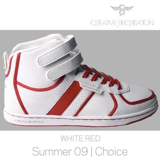 アウトレット【新品】 ★Creative Recreation クリエイティブレクリエーション ディココ チョイス ホワイト/レッド