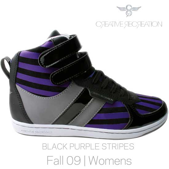 アウトレット【新品】 ★Creative Recreation クリエイティブレクリエーション DICOCO WOMENS ブラック/パープル スト