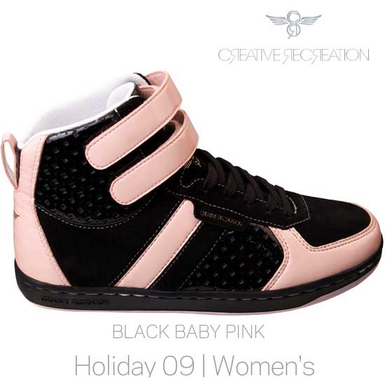 アウトレット【新品】 ★Creative Recreation クリエイティブレクリエーション DICOCO Womens ブラック/ベイビー ピン