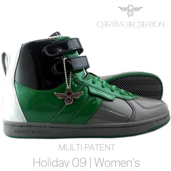 アウトレット【新品】 ★Creative Recreation クリエイティブレクリエーション DICOCO Womens マルチ/パテント 【靴/