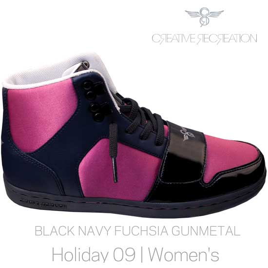 アウトレット【新品】 ★Creative Recreation クリエイティブレクリエーション CESARIO WOMENS ブラック/ネイビー