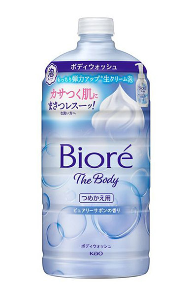 【送料無料】★まとめ買い★　花王　ビオレザボディ泡タイプ　ピュアリーサボンの香り　詰替 780ｍｌ　×10個【イージャパ...