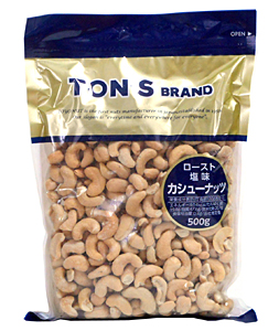 ★まとめ買い★　ＴＯＮ’Ｓ　カシューナッツ　５００ｇ　×10個【イージャパンモール】