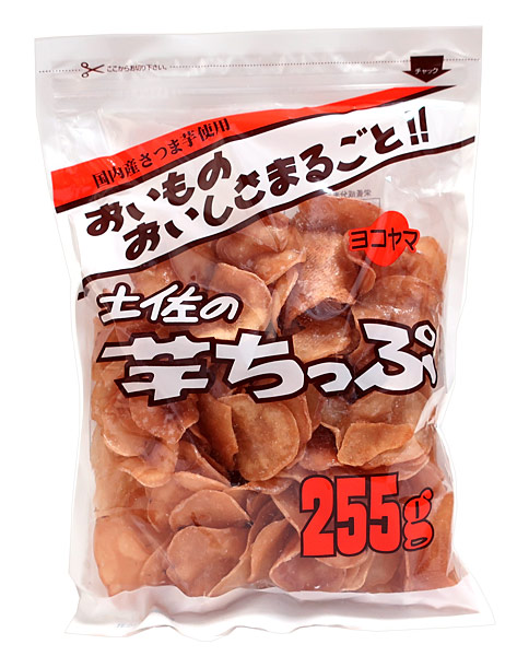 【送料無料】★まとめ買い★　横山　芋チップ　２５５ｇ　×15個【イージャパンモール】