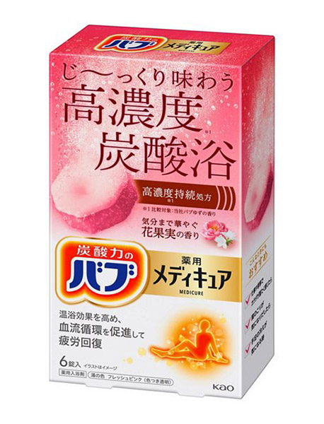 ★まとめ買い★　花王　バブ　メディキュア　花果実の香り　６錠入　×16個【イージャパンモール】