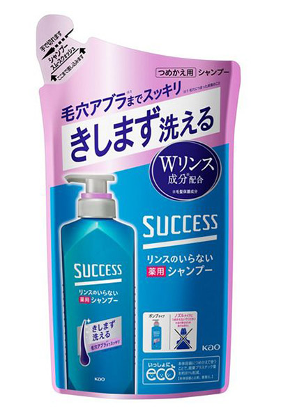 ★まとめ買い★　サクセス　リンスのいらない薬用シャンプースムースウォッシュ詰替　３２０ｍｌ　×18個【イージャパンモール】