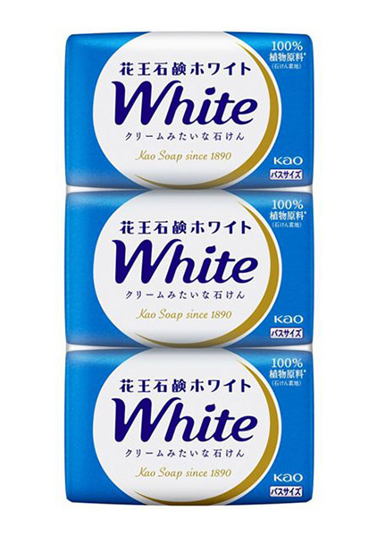 【送料無料】★まとめ買い★　花王石鹸ホワイト　バスサイズ　３コパック　390ｇ　×20個【イージャパンモール】