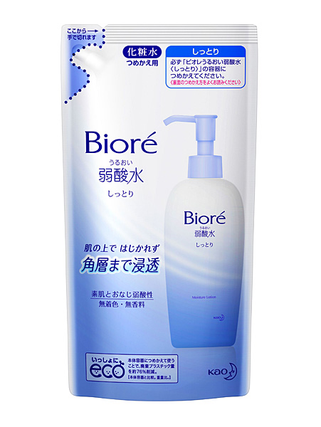 ★まとめ買い★　ビオレ　うるおい弱酸水　しっとり　つめかえ用　１８０ｍｌ　×24個【イージャパンモール】