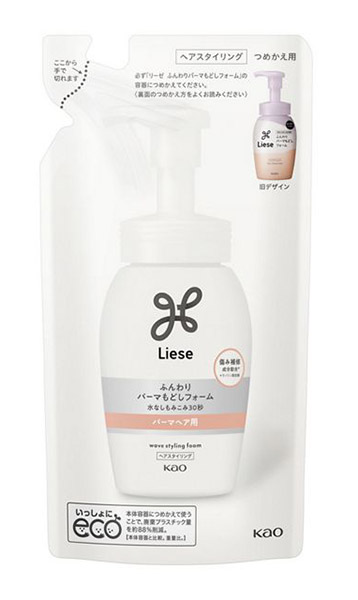 【送料無料】★まとめ買い★　リーゼ　ふんわりパーマもどしフォームつめかえ用　１８０ｍｌ　×24個【イージャパンモール】