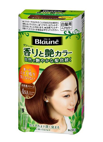 ★まとめ買い★　花王　ブローネ　香りと艶カラー　クリーム　４ＮＡ　ナチュラルブラウン　80ｇ　×24個【イージャパンモール】