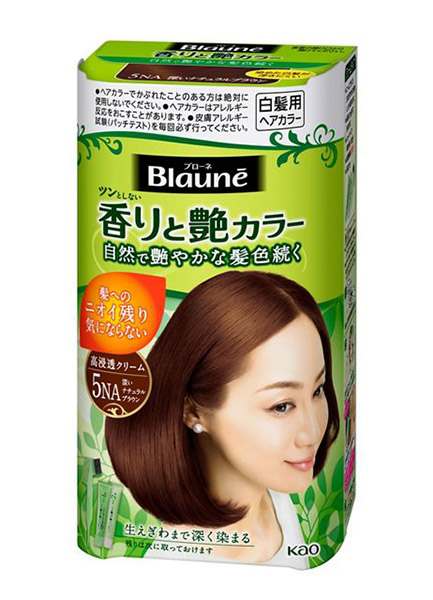 ★まとめ買い★　花王　ブローネ　香りと艶カラー　クリーム　５ＮＡ　深いナチュラルブラウン　80ｇ　×24個【イージャパン...
