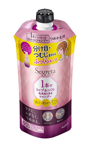 【送料無料】★まとめ買い★　セグレタ　１本でトップふっくら毛先まとまるシャンプー　つめかえ用　285ｍｌ　×24個【イー...
