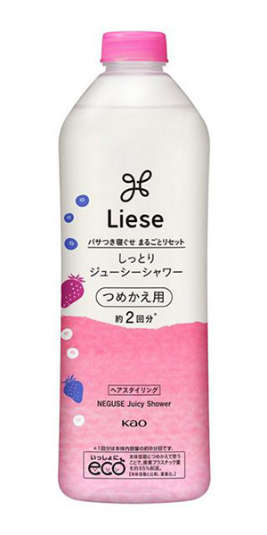 ★まとめ買い★　花王　リーゼ　しっとりジューシーシャワー　つめかえ用　340ｍｌ　×24個【イージャパンモール】
