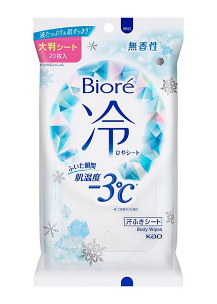 ★まとめ買い★　ビオレ　冷シート　無香性　２０枚　×24個【イージャパンモール】