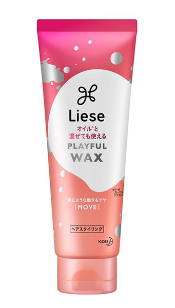 【送料無料】★まとめ買い★　花王　リーゼ プレイフルワックス 弾むような動き＆ツヤ （MOVE）　70ｇ　×24個【イー...