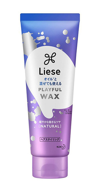 ★まとめ買い★　花王　リーゼ　プレイフルワックス軽やかな動き＆ツヤ （NATURAL）　70ｇ　×24個【イージャパンモール】