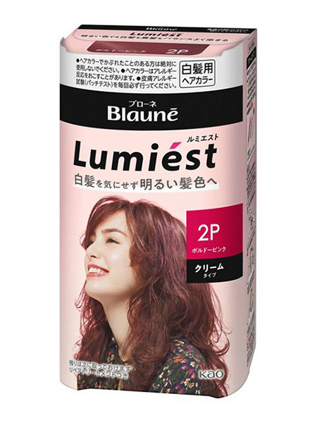 【送料無料】★まとめ買い★　花王　ブローネ　ルミエスト　ヘアカラー　２Ｐ　ボルドーピンク　108ｇ　×24個【イージャパ...