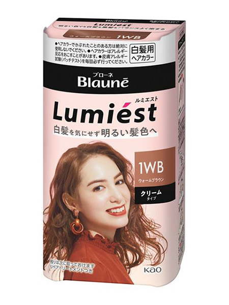★まとめ買い★　花王　ブローネ　ルミエスト　ヘアカラー　１ＷＢ　ウォームブラウン　108ｇ　×24個【イージャパンモール】