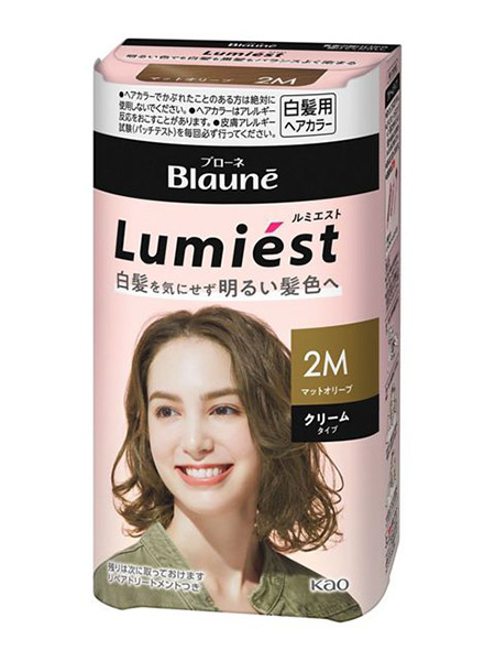 ★まとめ買い★　花王　ブローネ　ルミエスト　ヘアカラー　２Ｍ　マットオリーブ　108ｇ　×24個【イージャパンモール】