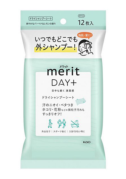 ★まとめ買い★　メリット　ドライシャンプーシート　すっきり爽快タイプ　１２枚入　×24個【イージャパンモール】