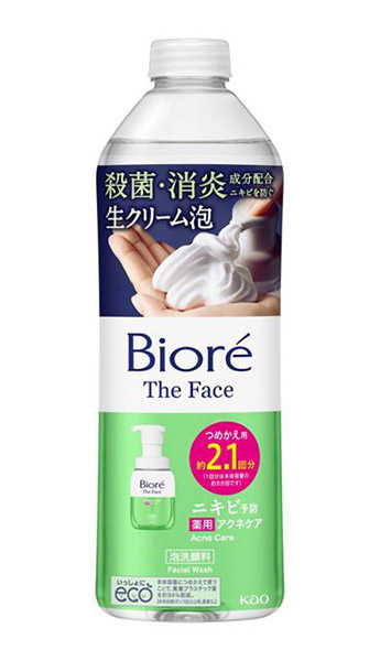 ★まとめ買い★　ビオレ　ザフェイス　泡洗顔料　アクネケア　つめかえ用　340ｍｌ　×24個【イージャパンモール】