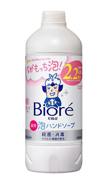 【送料無料】★まとめ買い★　ビオレｕ　泡ハンドソープ　フルーツ　つめかえ用　430ｍｌ　×24個【イージャパンモール】