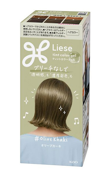 ★まとめ買い★　花王　リーゼ　ティントカラージェル　オリーブカーキ　191ｍｌ　×24個【イージャパンモール】