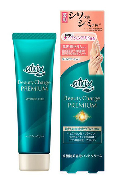 ★まとめ買い★　アトリックス　ビューティーチャージプレミアムシワ改善ハンドジェルクリーム　６０ｇ　×24個【イージャパン...