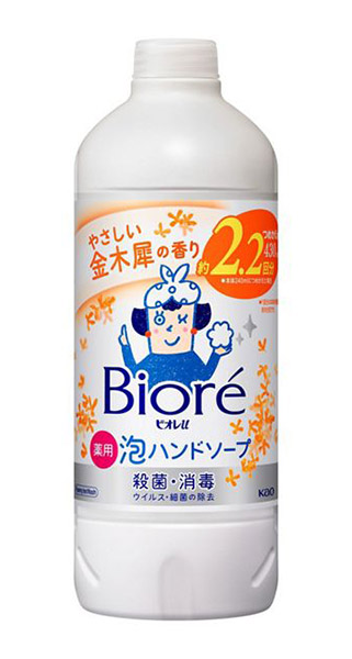 【送料無料】★まとめ買い★　花王　ビオレｕ　泡ハンドソープ　金木犀　つめかえ用　430ｍｌ　×24個【イージャパンモール】