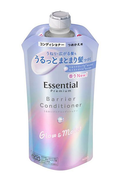 ★まとめ買い★　エッセンシャル　プレミアムうるおいバリアコンディショナーグロウ＆モイスト詰替　340ｍｌ　×24個【イー...