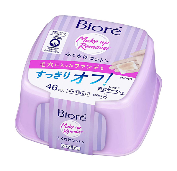 ★まとめ買い★　ビオレメイク落としふくだけコットン　本体　４６枚　×24個【イージャパンモール】