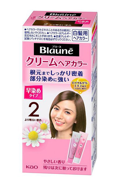 【送料無料】★まとめ買い★　花王　ブローネクリームヘアカラー　２　より明るい栗色　80ｇ　×24個【イージャパンモール】