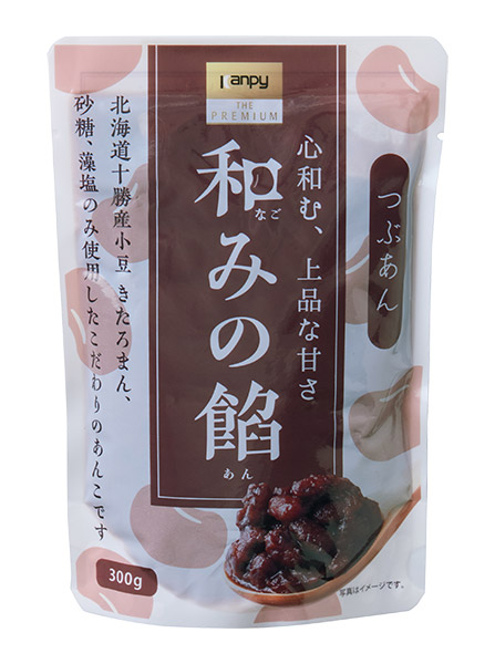 【送料無料】★まとめ買い★　カンピーザ・プレミアム　和みの餡 つぶあん　３００ｇ　×24個【イージャパンモール】