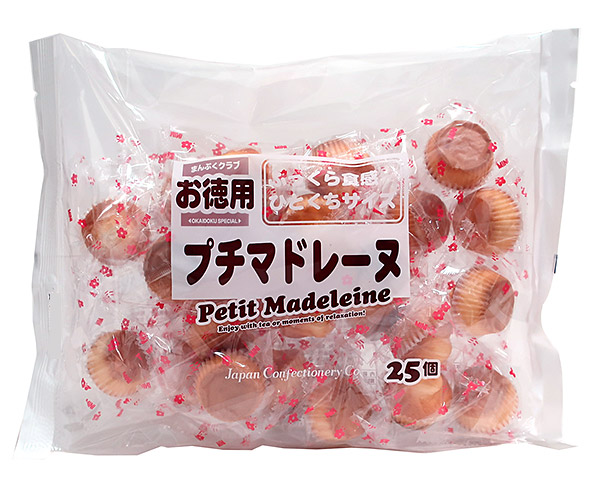 【送料無料】★まとめ買い★　ジェーシーシー　プチマドレーヌ　２５個　×24個【イージャパンモール】