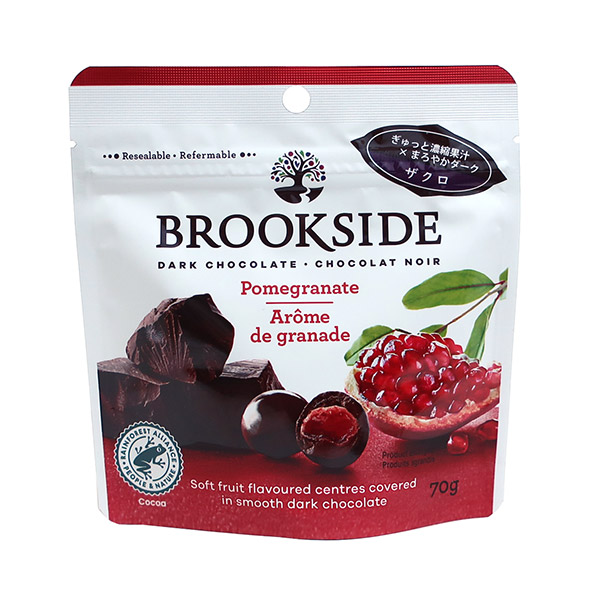 ★まとめ買い★　鈴商　ブルックサイドダークチョコレート ポメグラネイト（ザクロ）小袋　70ｇ　×40個【イージャパンモール】