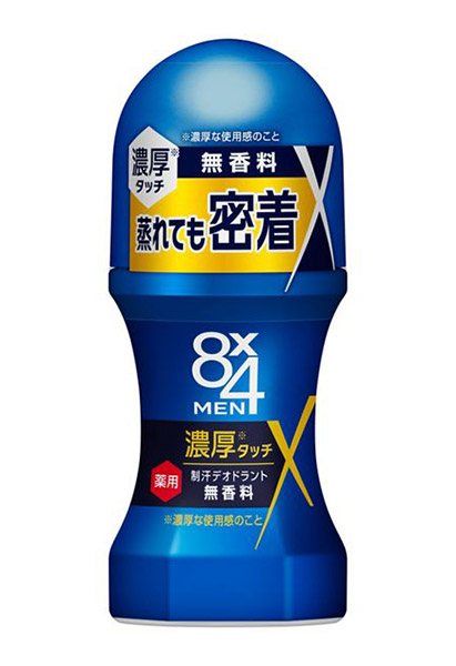 ★まとめ買い★　８ｘ４メン濃厚ロールオン無香料　６０ｍｌ　×48個【イージャパンモール】
