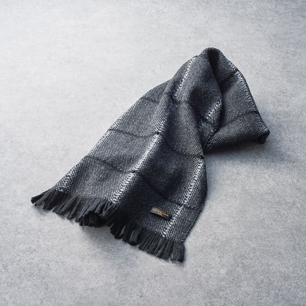 【送料無料】武州織技　スピニングモード　ウールマフラー（スクエア）　ＳＰＵ０８０３３Ｈ　ＳＰＵ０８０３３Ｈ【ギフト館】