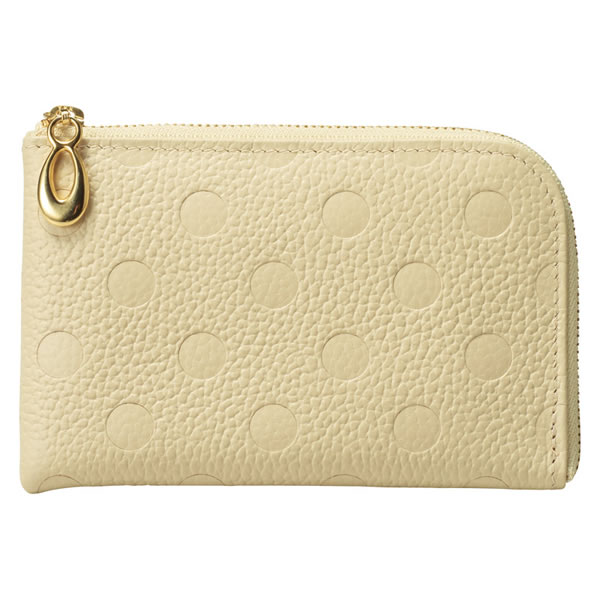 【送料無料】姫路レザー　牛革Ｌ字ファスナーミニ財布　ＭＹＧ１９１００−ＩＶ　ＭＹＧ１９１００−ＩＶ【ギフト館】