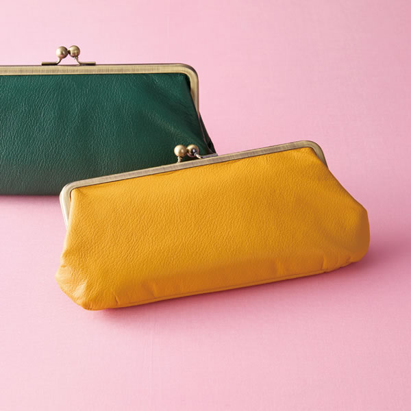 【送料無料】牛革親子がま口長財布　８１８４−１８　８１８４−１８【ギフト館】