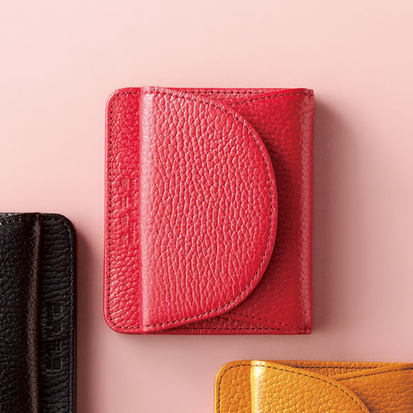 【送料無料】良品工房　日本製牛革手作り２つ折れ財布　Ｂ１１１０−２０１ＲＥ　Ｂ１１１０−２０１ＲＥ【ギフト館】