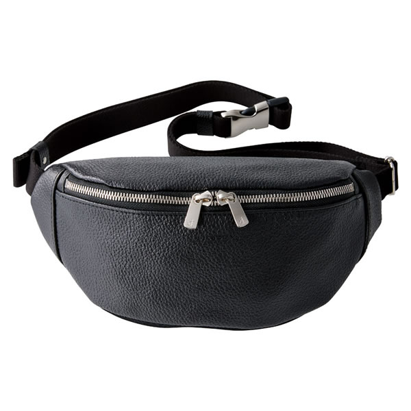 【送料無料】ラジェックス　牛革ウエストバッグ（ブラック）　１３−１０９４−１０　１３−１０９４−１０【ギフト館】
